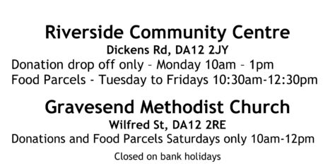 Gravesham Foodbank | Helping Local People in Crisis